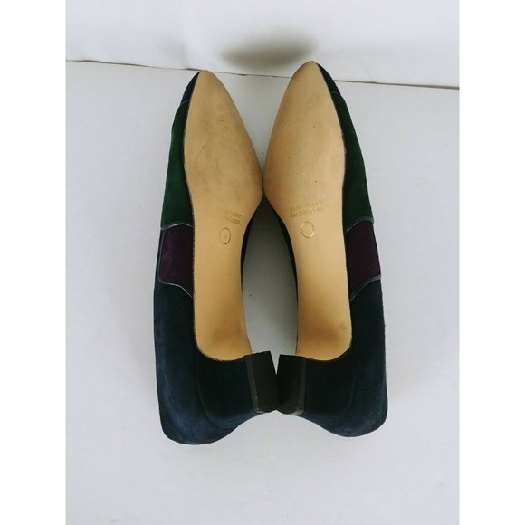 Cappagallo | Shoes | Cappagallo Made In Spain Size 75 Blue Purple Suede ...
